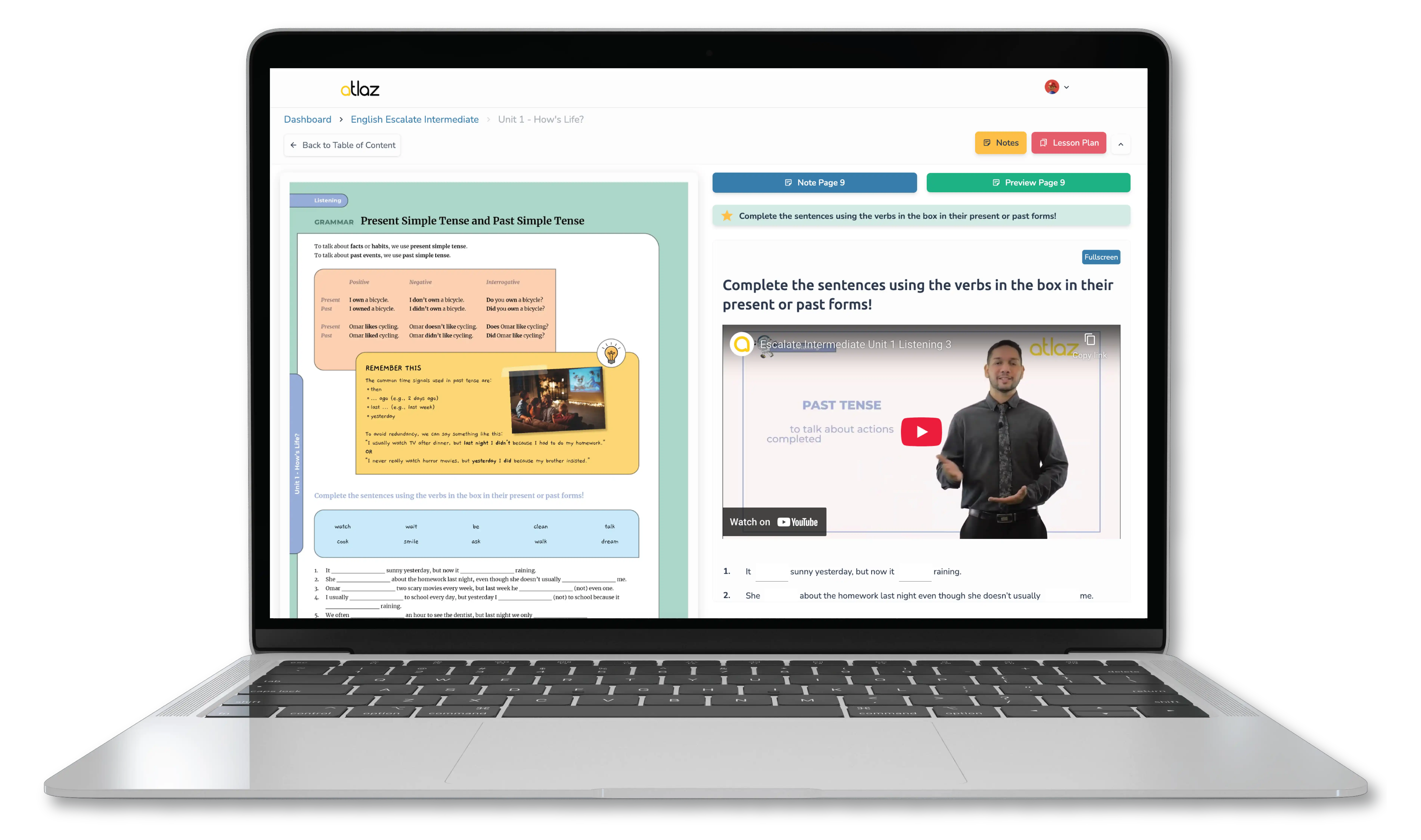 Atlaz Produk - Buku dan LMS untuk belajar bahasa Inggris